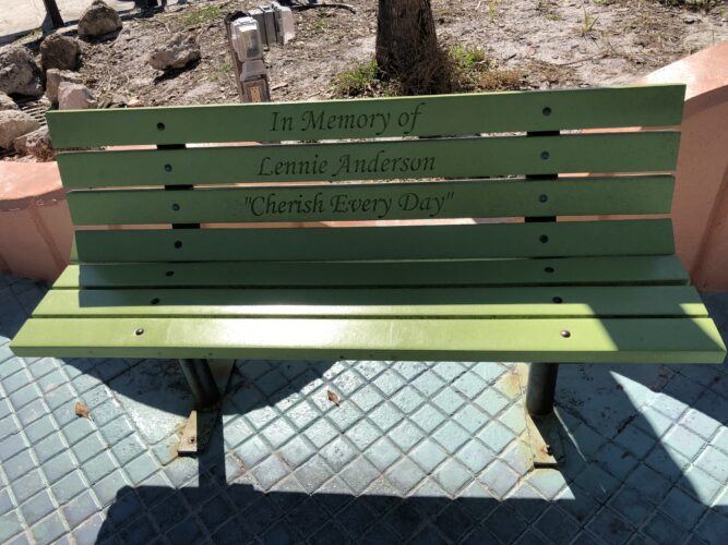 Town to renew memorial bench program - FORT MYERS - Beach Observer and ...
